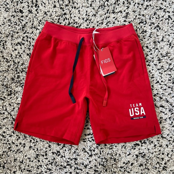 Figs | Shorts | Figs Mens Red Team Usa Shorts | Poshmark